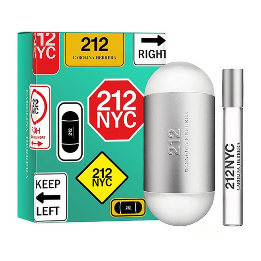SET Carolina Herrera Carolina Herrera 212 Mujer Estuche 100 ML y 10 ML EDT